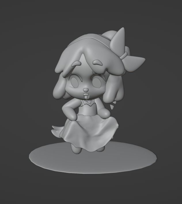 Isabelle Animal Crossing 3D Model 3D model rigged | CGTrader