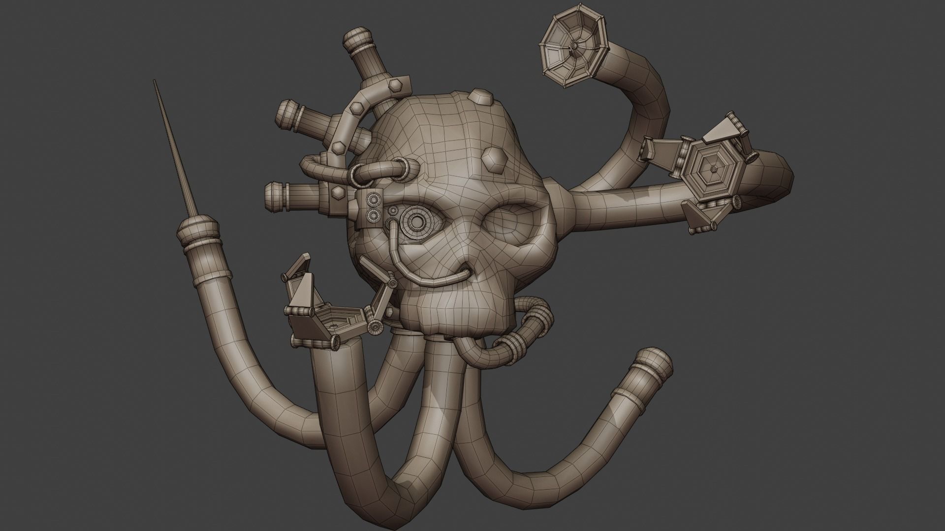 3D model Servo-skull VR / AR / low-poly | CGTrader