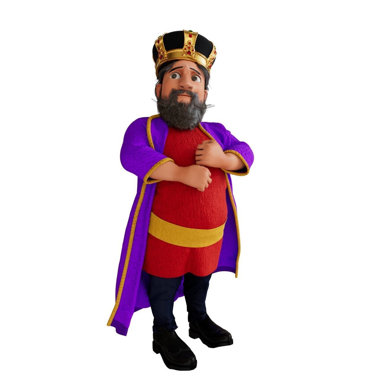 King 3d Model 3D model rigged | CGTrader