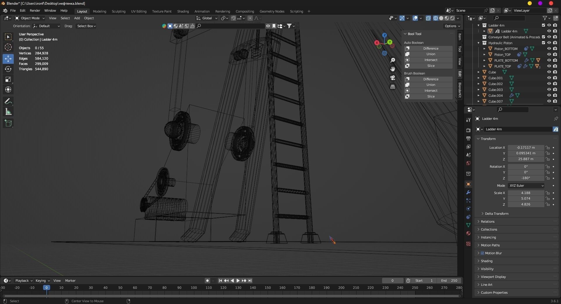 oil rig 3D model | CGTrader