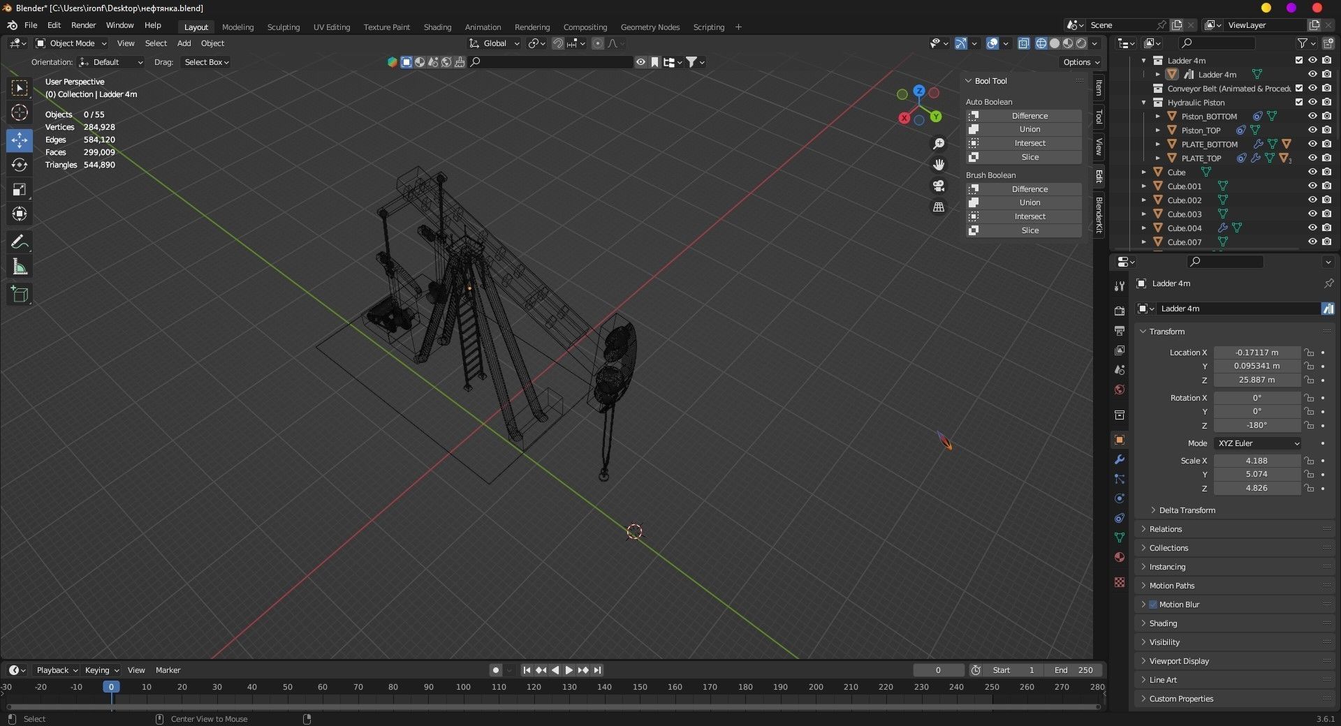 oil rig 3D model | CGTrader