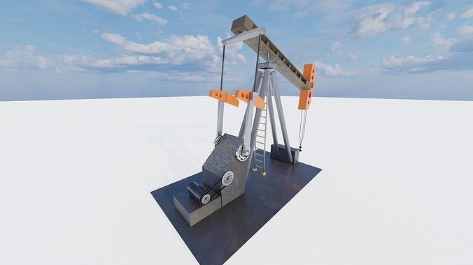 oil rig 3D model | CGTrader