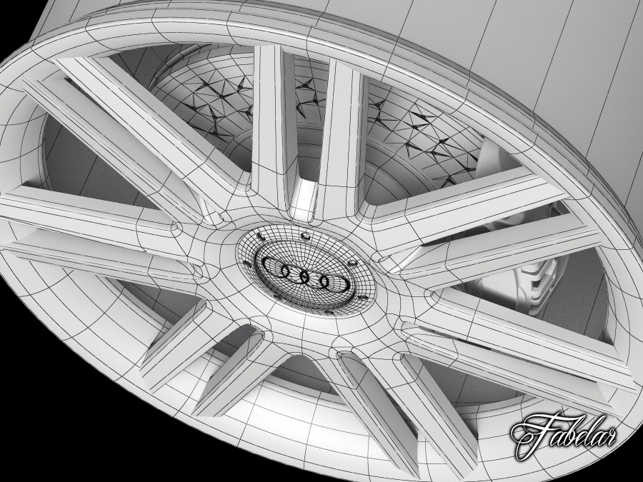 Audi A3 rim 3D model | CGTrader