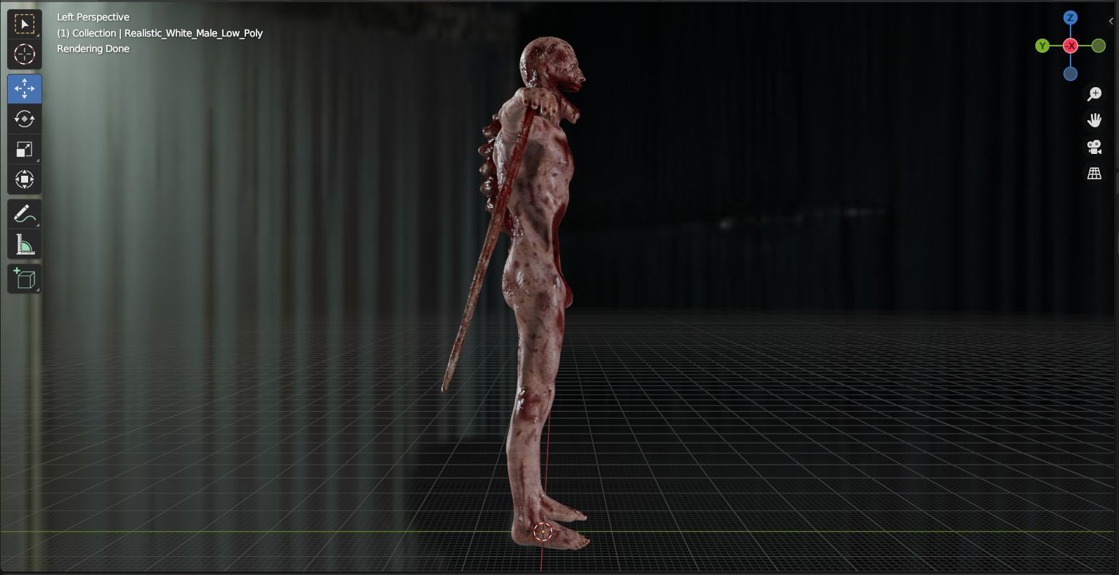 3D model Dead Space Necromorph Walker VR / AR / low-poly | CGTrader