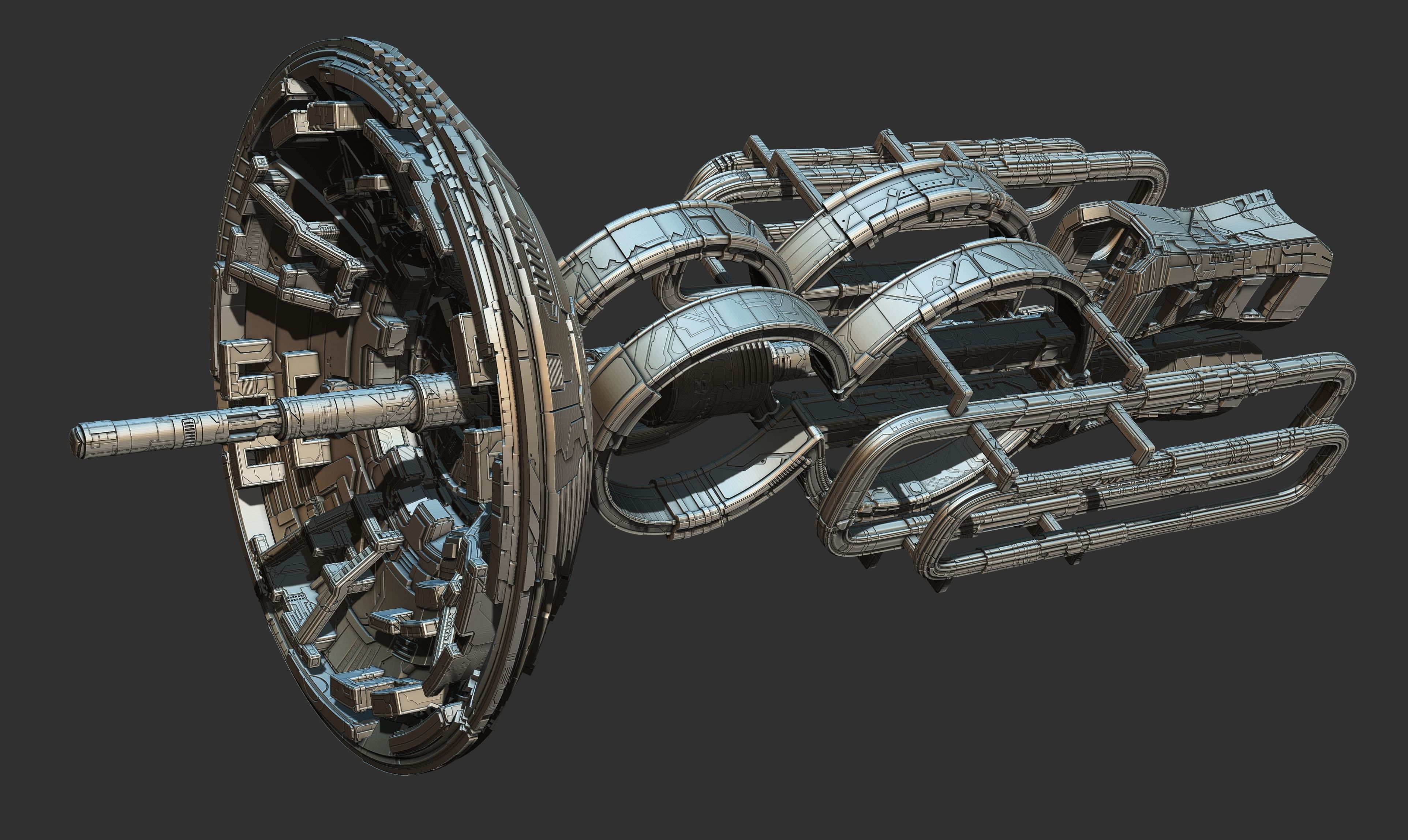 space equipment node 00216 3D model | CGTrader