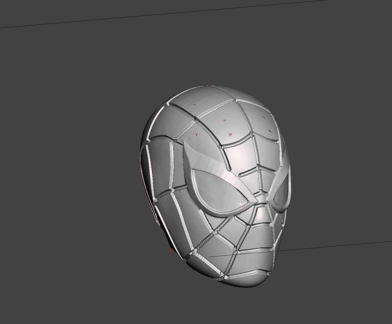 marvels spiderman headsculpt ps4 3D model 3D printable | CGTrader