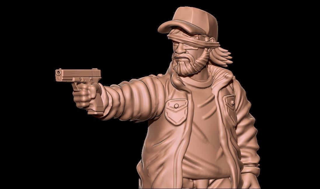 Survivor Grizzled Lenny 3D model 3D printable | CGTrader