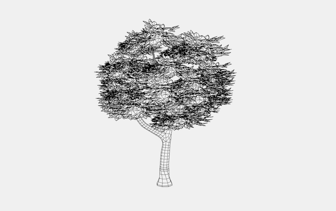 Stylized Cel Shaded Trees 3D model | CGTrader