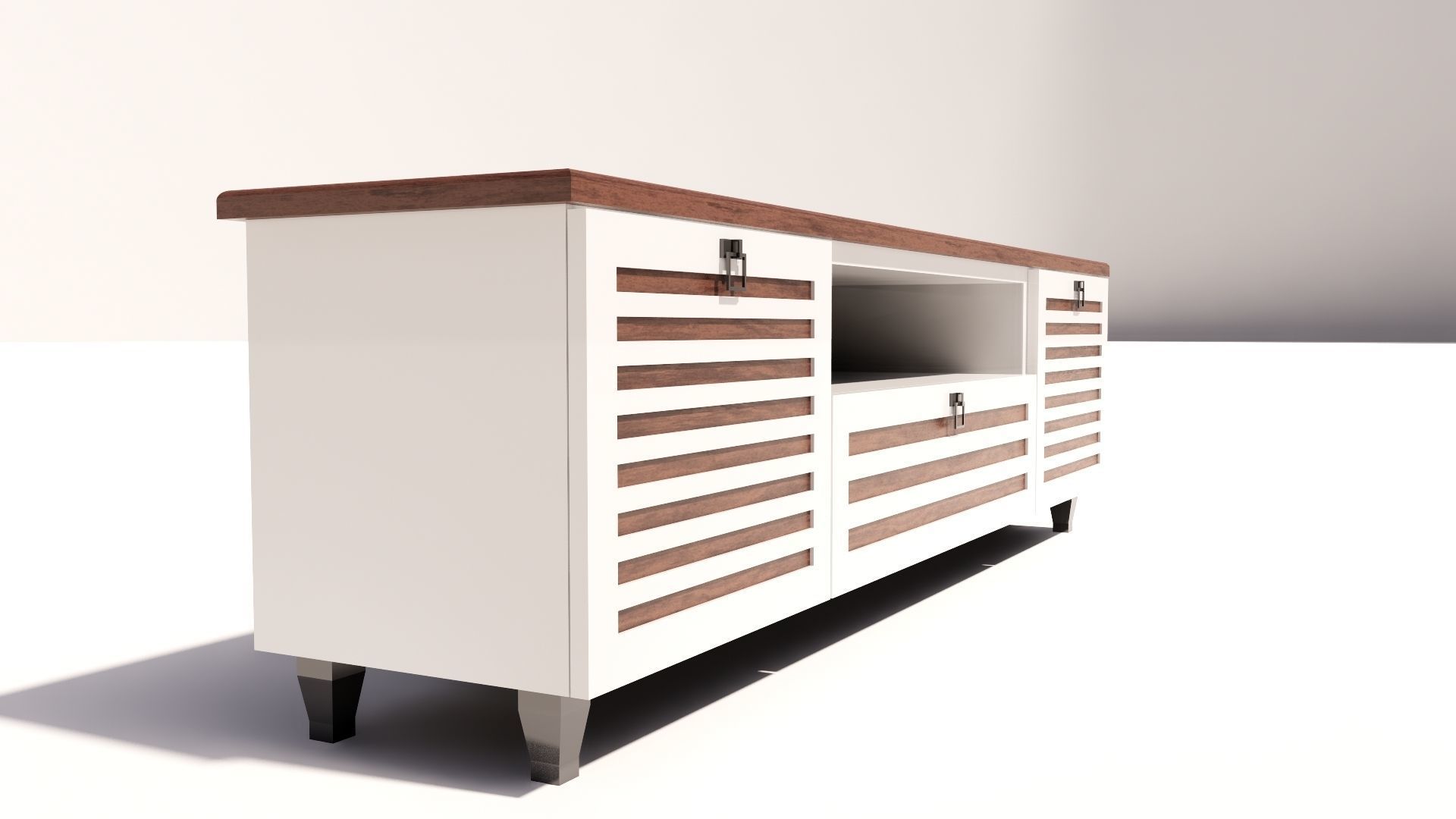3D model TV UNIT MODEL VR / AR / low-poly | CGTrader