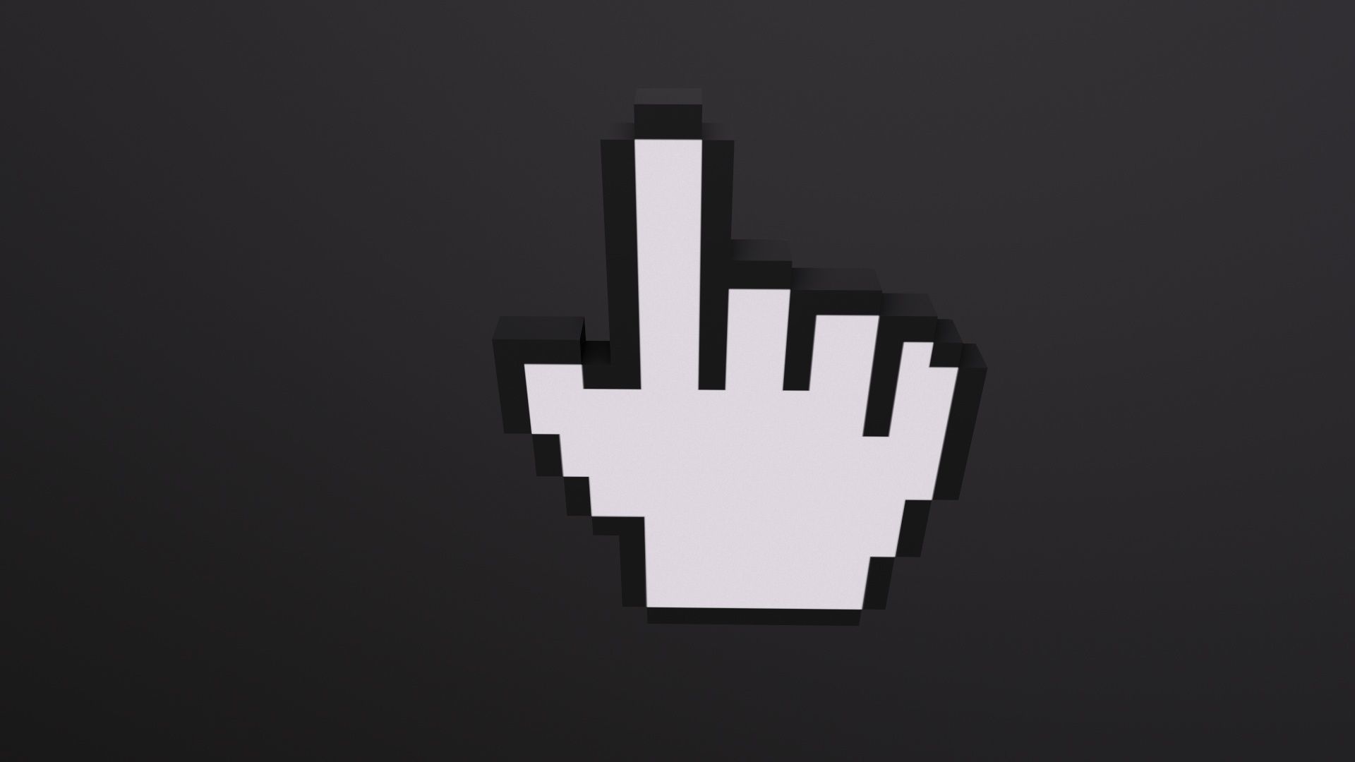 3D model Cursor Hand 3D Model VR / AR / low-poly | CGTrader