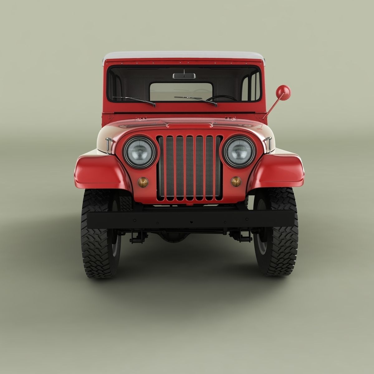 Jeep CJ5 3D model | CGTrader