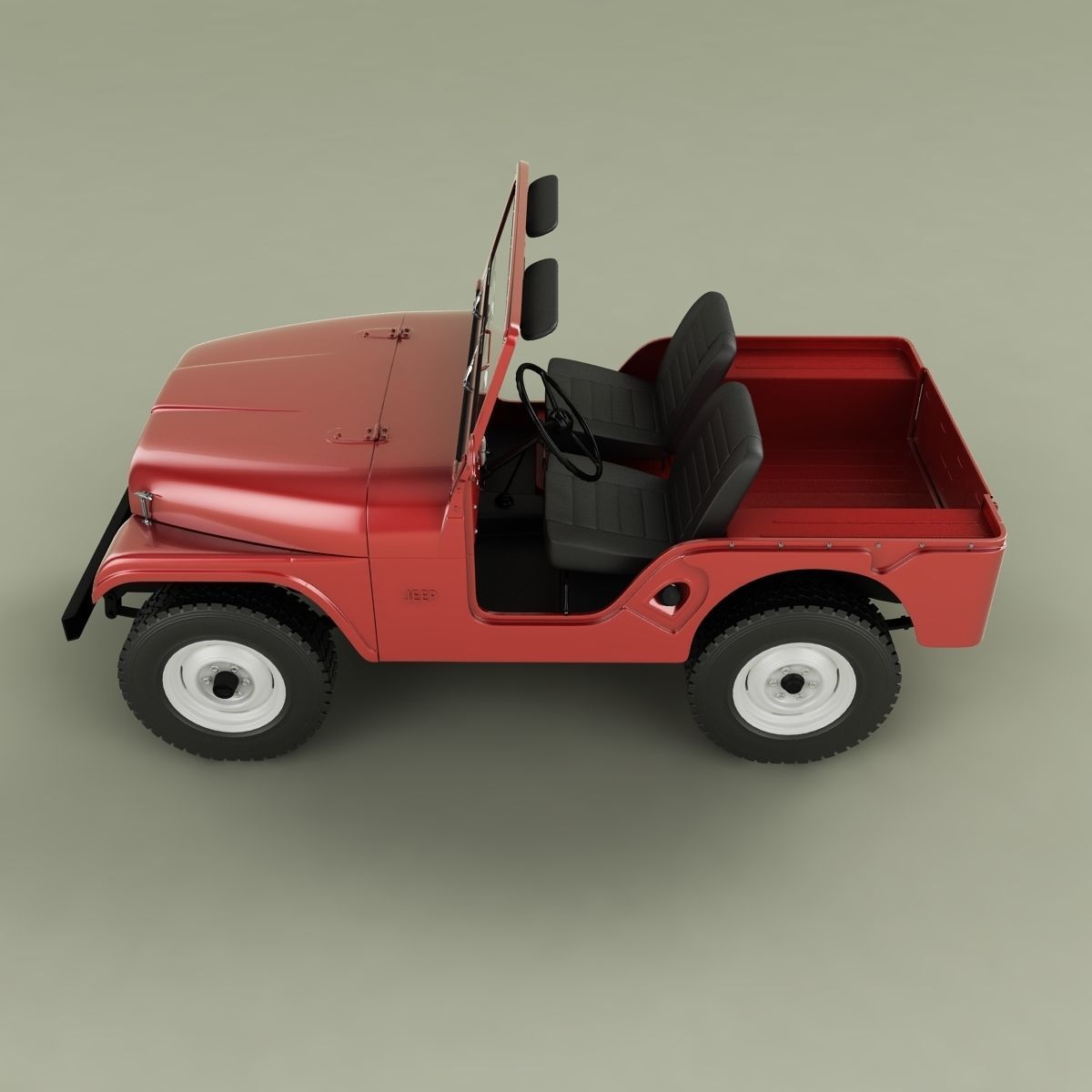 Jeep CJ5 3D model | CGTrader