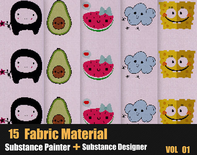 15 Fabric Materials In Substance Painter And Designer Texture | CGTrader