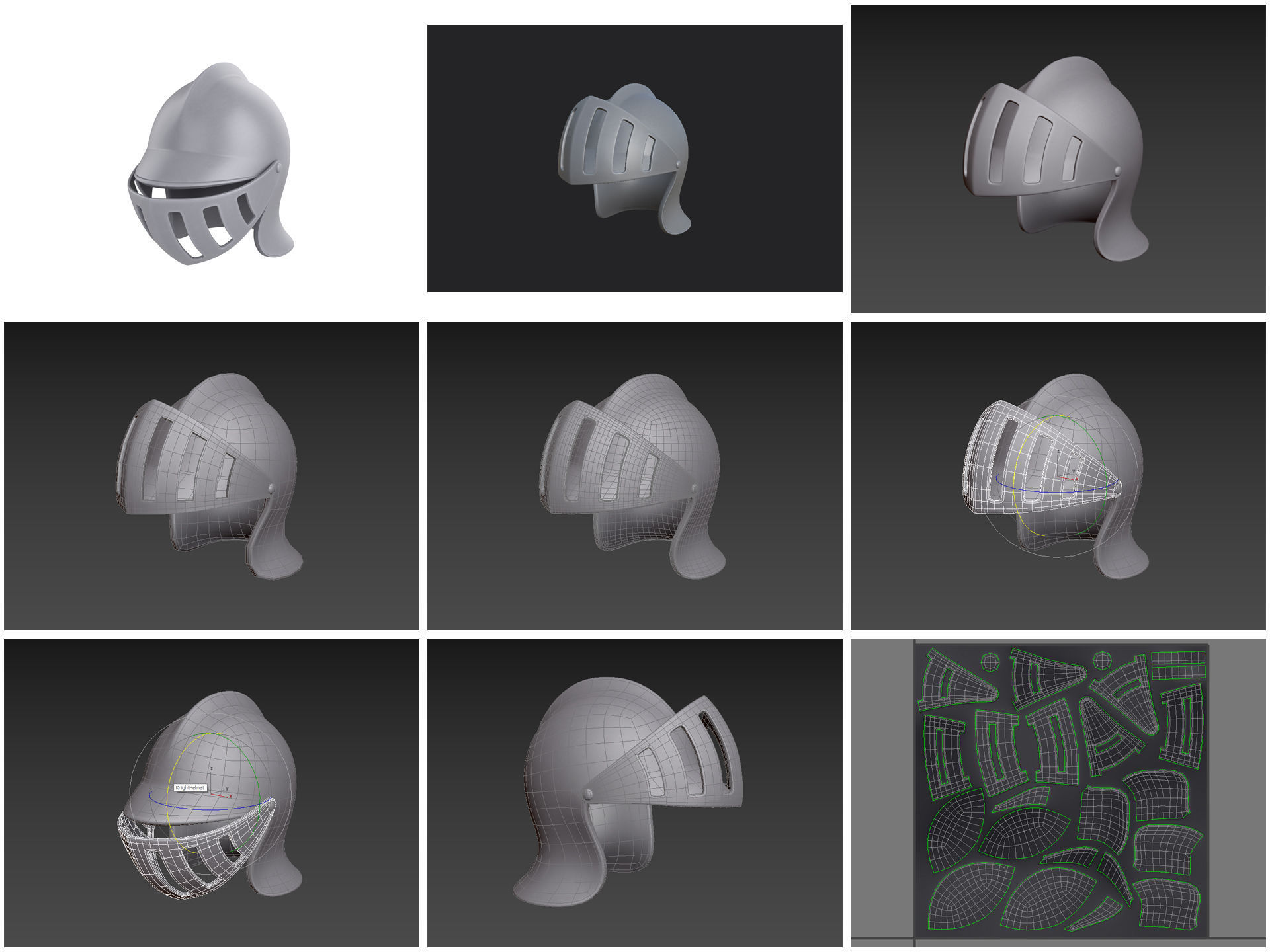 Hats and Helmets Pack 10 3D model | CGTrader
