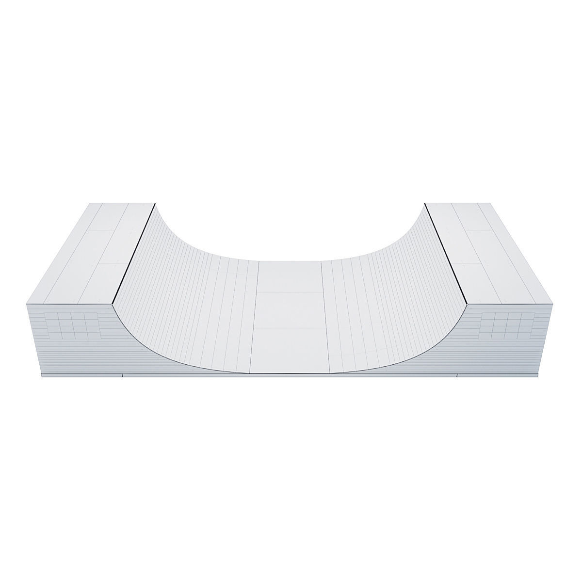 OC Ramps Halfpipe Ramp 3D model | CGTrader
