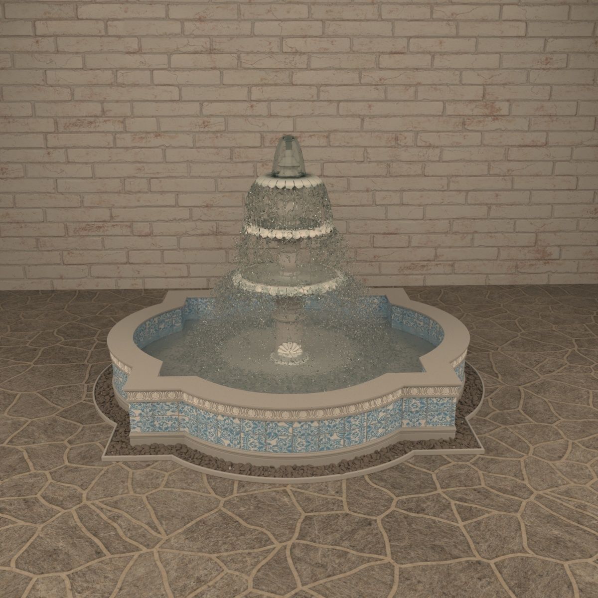 Fountain 3D model | CGTrader