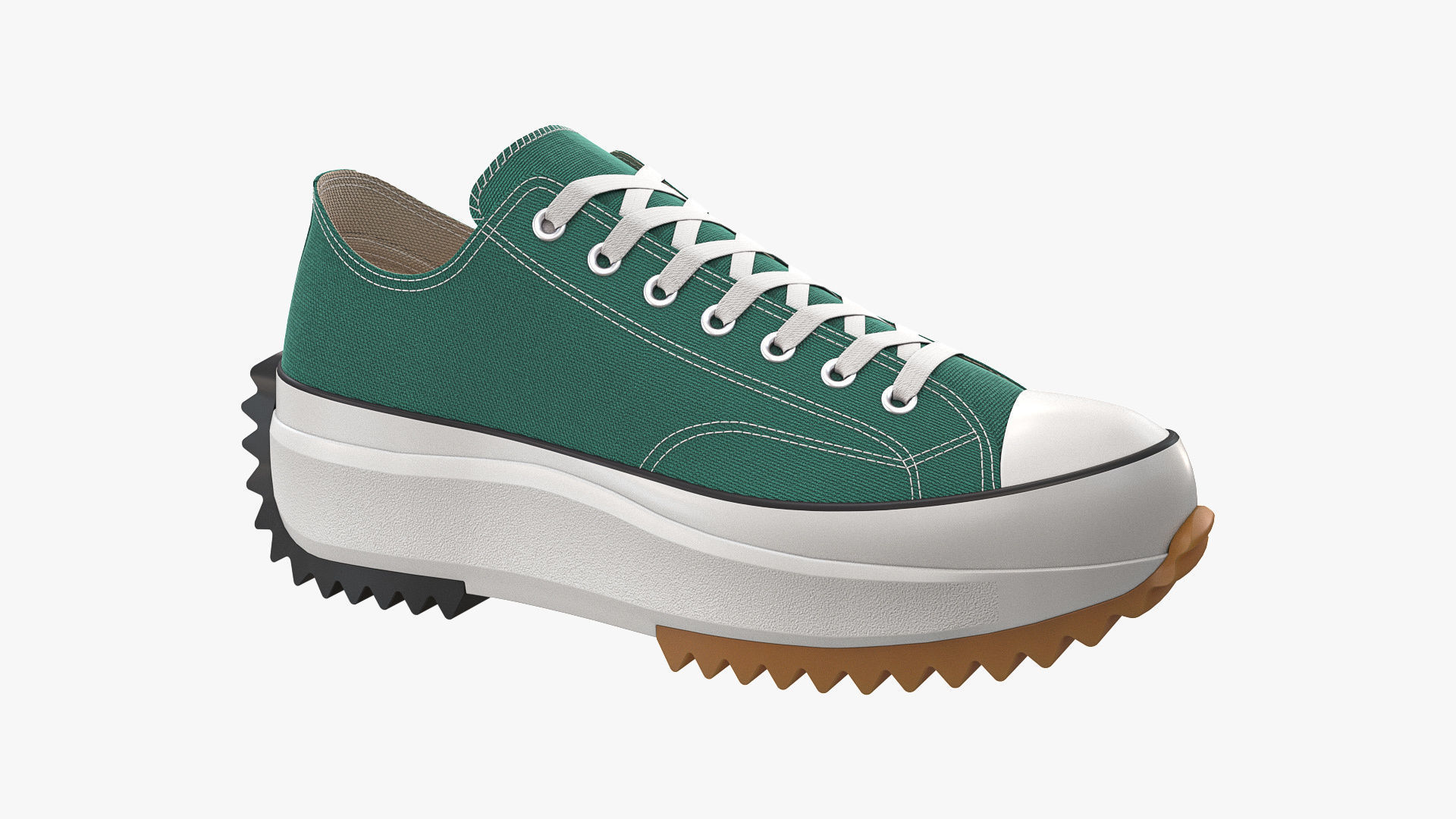 Converse Run Star Hike Platform Low Top Cyan 3D model | CGTrader