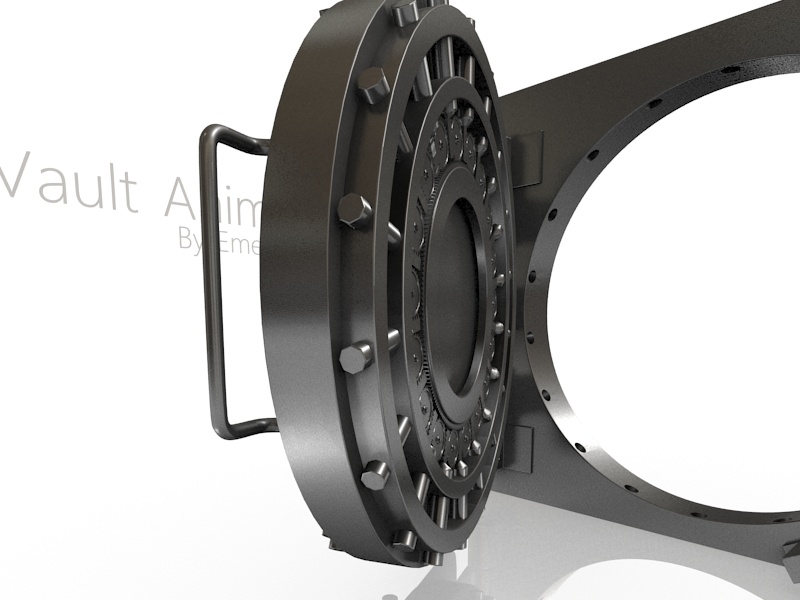 Animated Vault 3D model animated | CGTrader