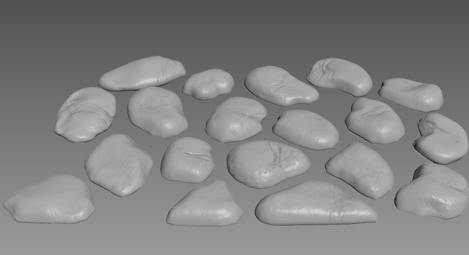 Pebbles Rock Relief 3D model | CGTrader