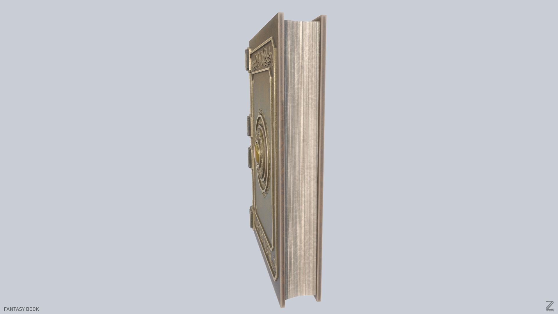 3D model Fantasy book VR / AR / low-poly | CGTrader