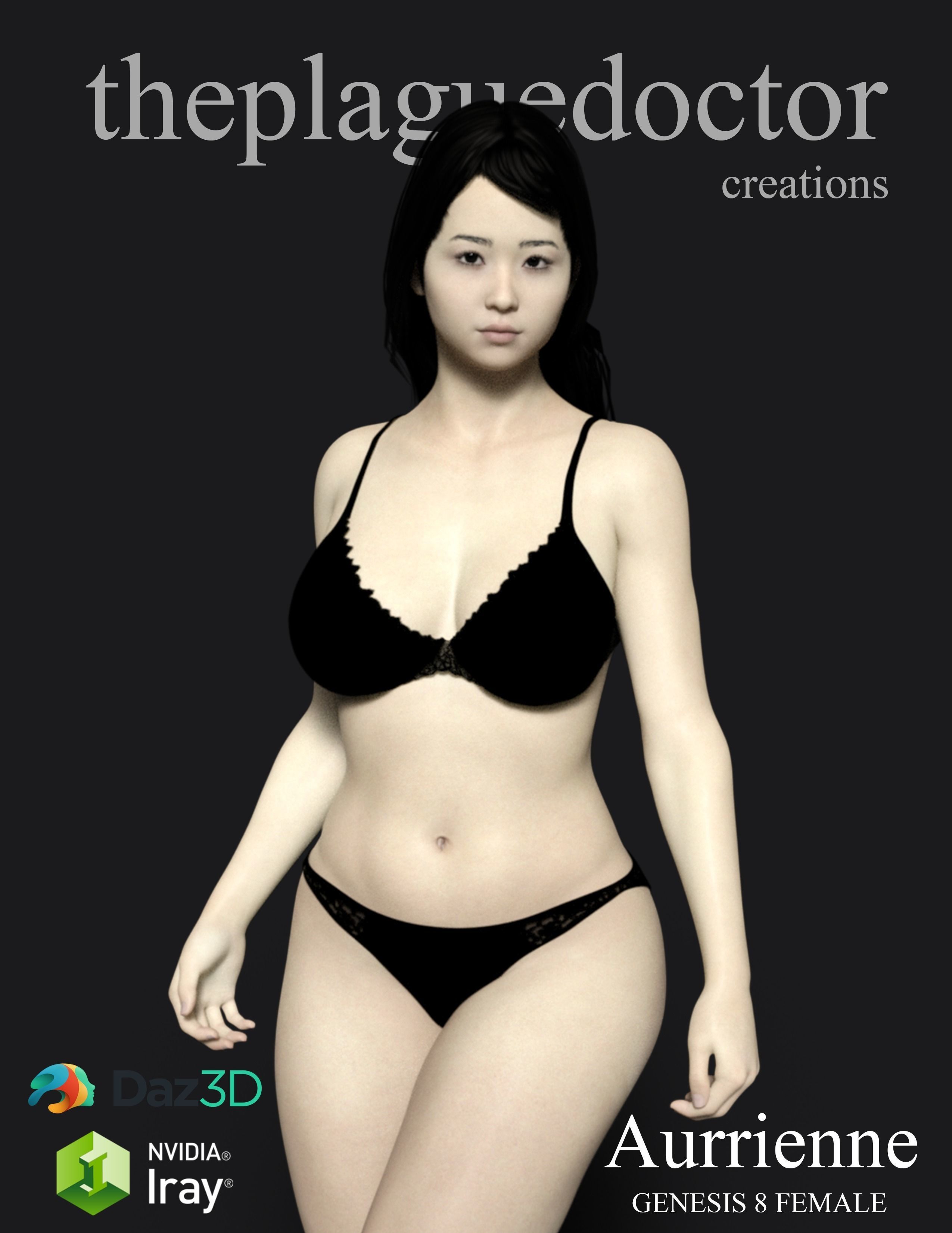 Aurrienne for Genesis 8 Female 3D model animated rigged | CGTrader