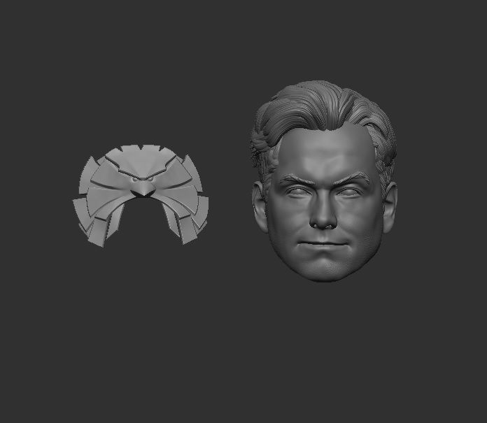 Homelander - Headsculpt for Action Figures and Shoulder pads 3D model ...