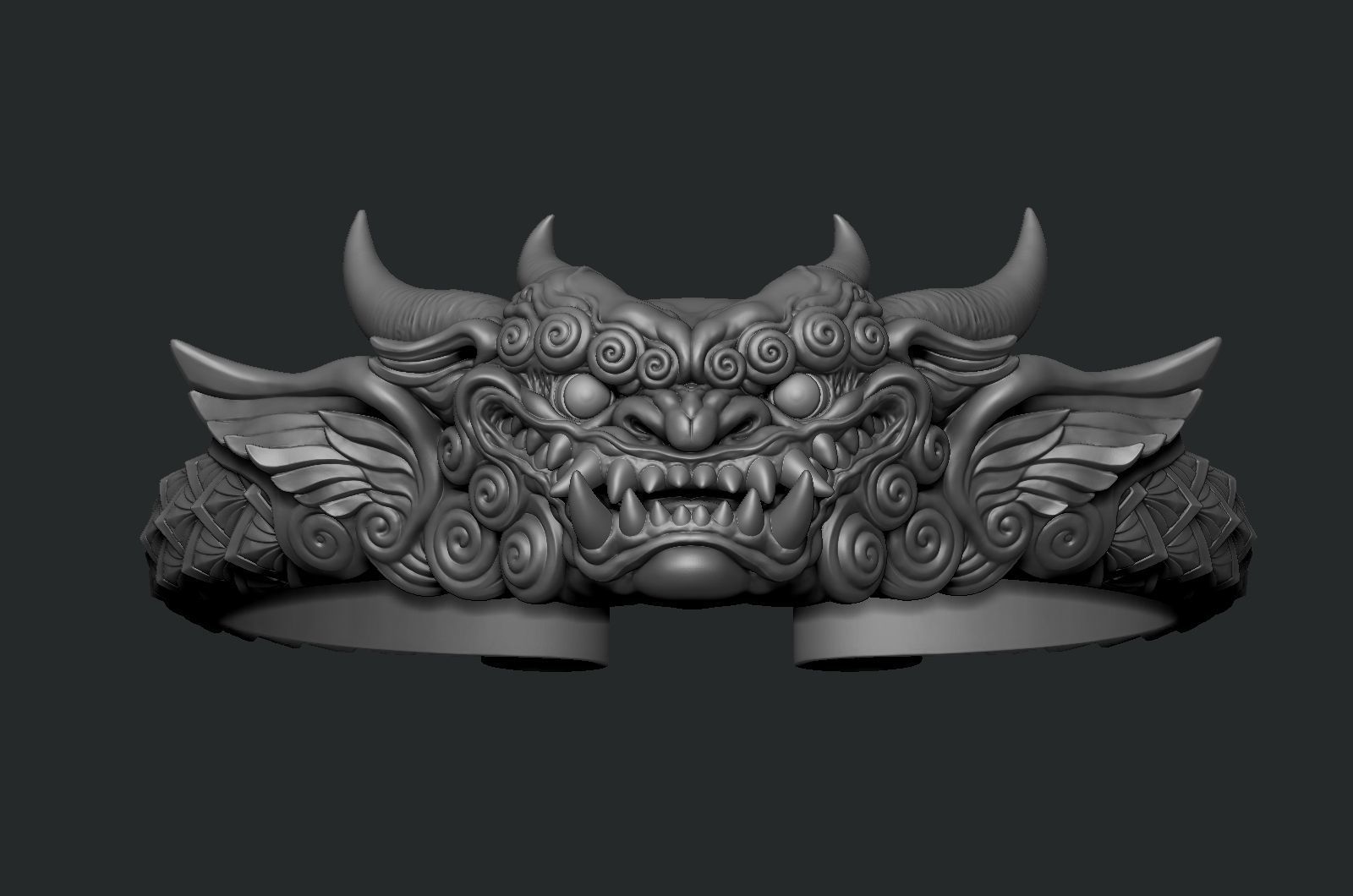 Ghost Control Bracelet Mythical Beast Bracelet 3D model | CGTrader