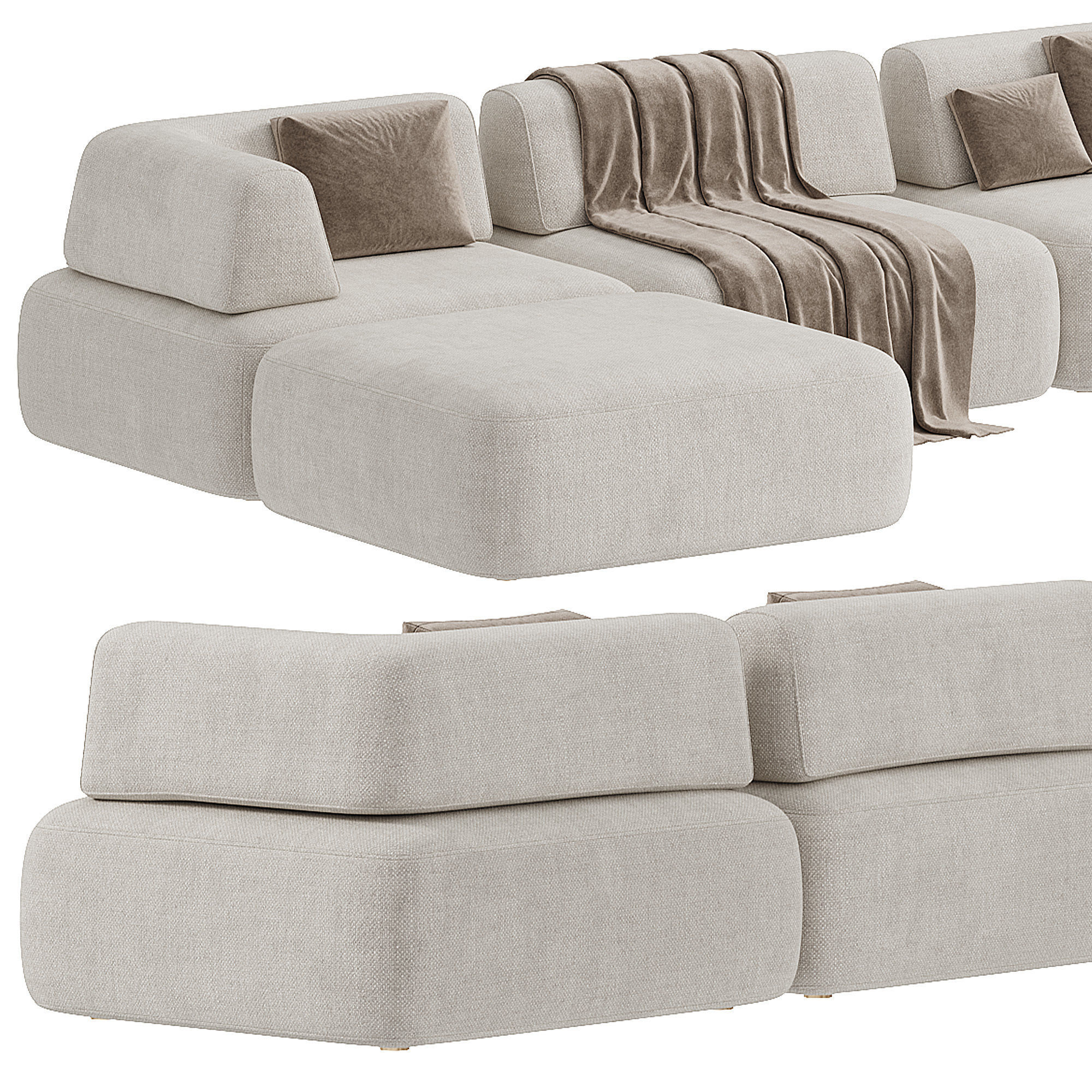 Fat Tony Sofa 2 3D model | CGTrader