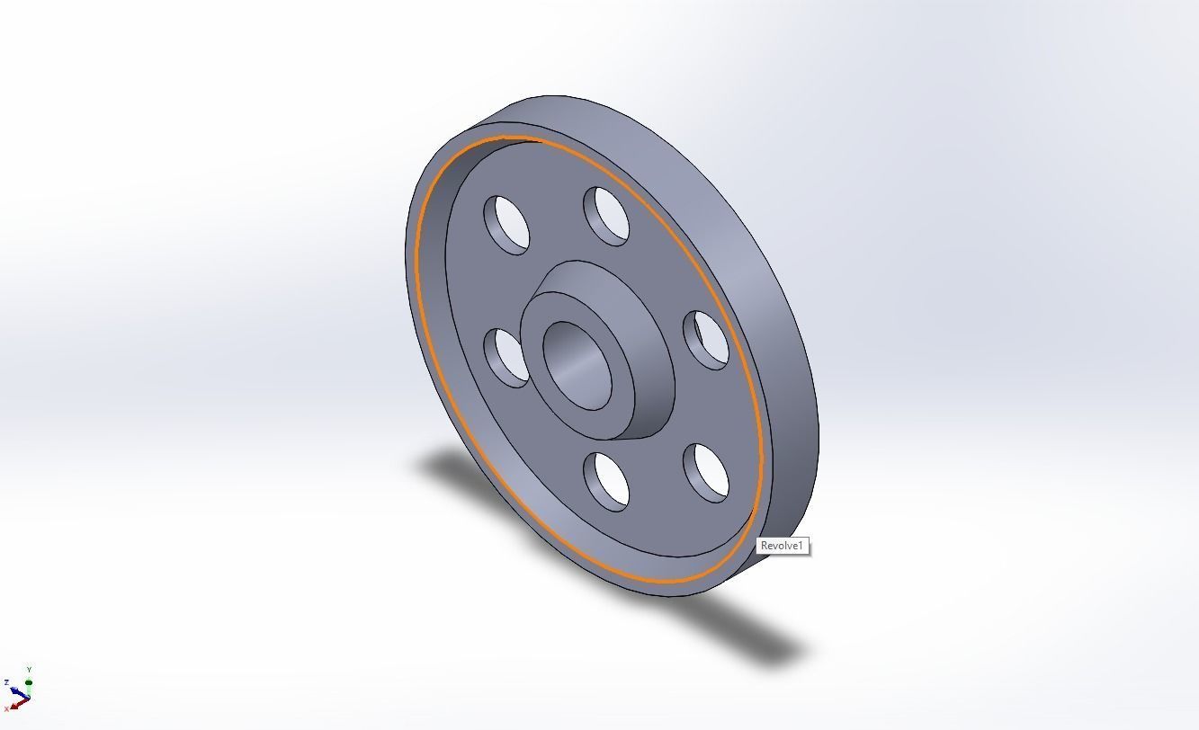 SOLIDWORKS 2022 and Engineering Graphics Pully 3D model 3D printable ...