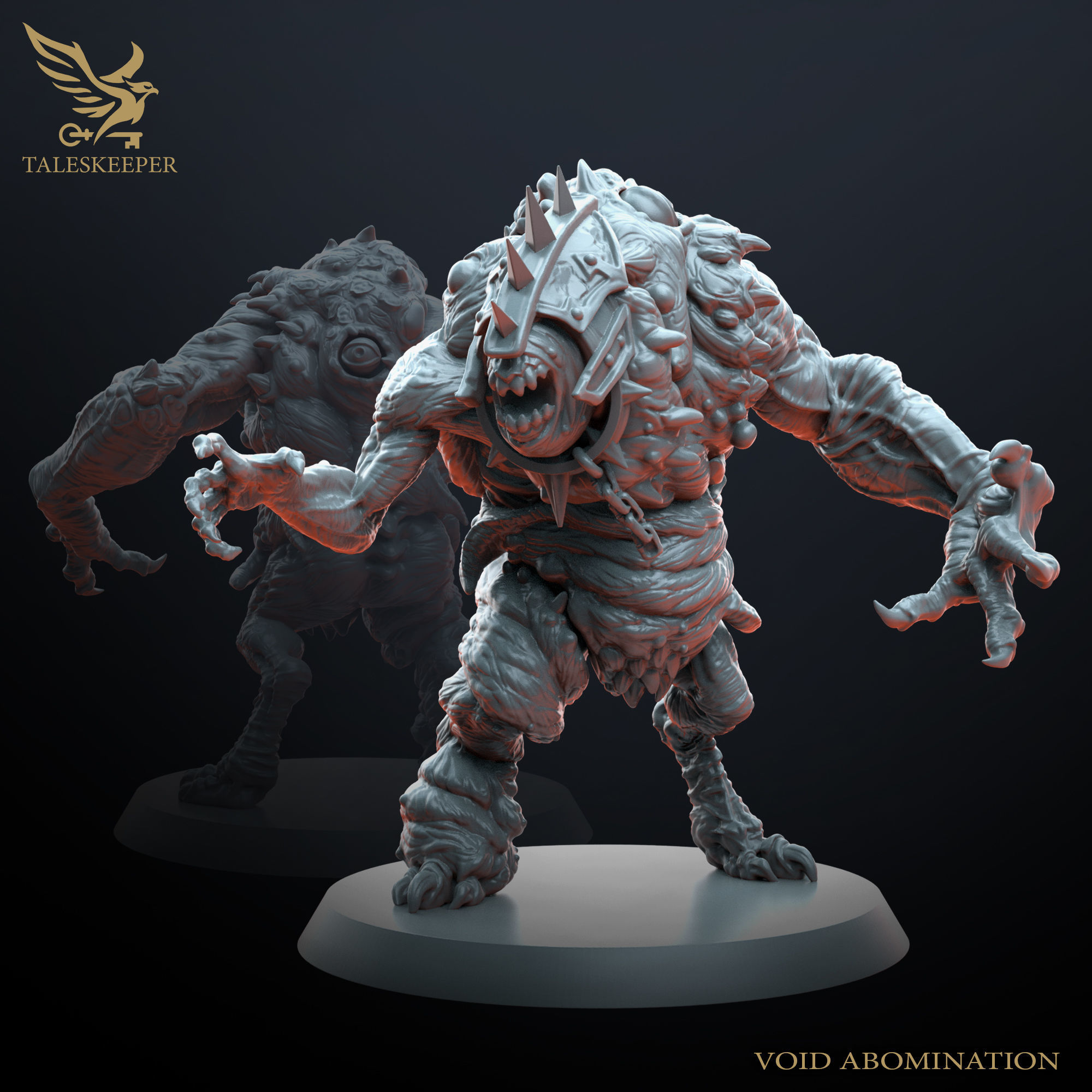 VOID ABOMINATION AND SPAWN 3D model 3D printable | CGTrader