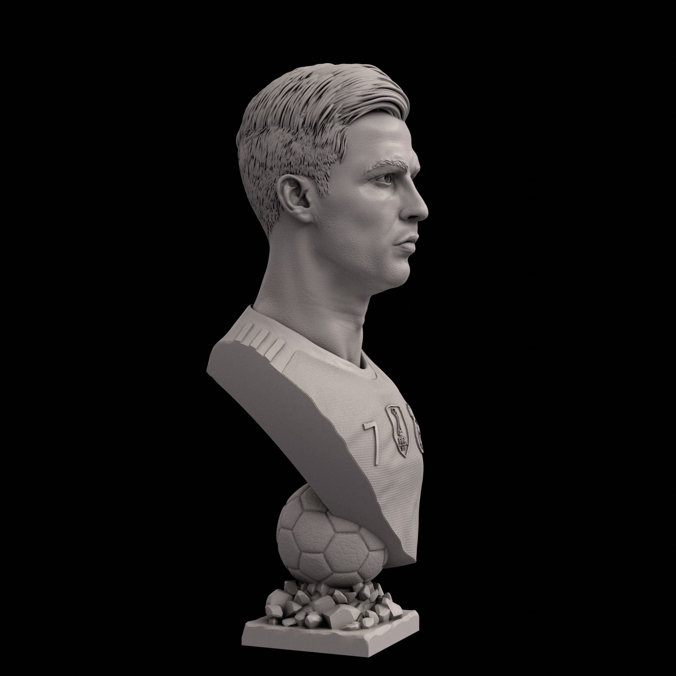 Messi and Ronaldo busts for 3D printing 3D Model Collection 3D ...
