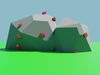 3D model 11 MODELS - Low-Poly Game Ready Ruby Ore VR / AR / low-poly ...