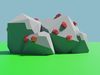 3D model 11 MODELS - Low-Poly Game Ready Ruby Ore VR / AR / low-poly ...