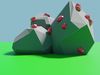 3D model 11 MODELS - Low-Poly Game Ready Ruby Ore VR / AR / low-poly ...