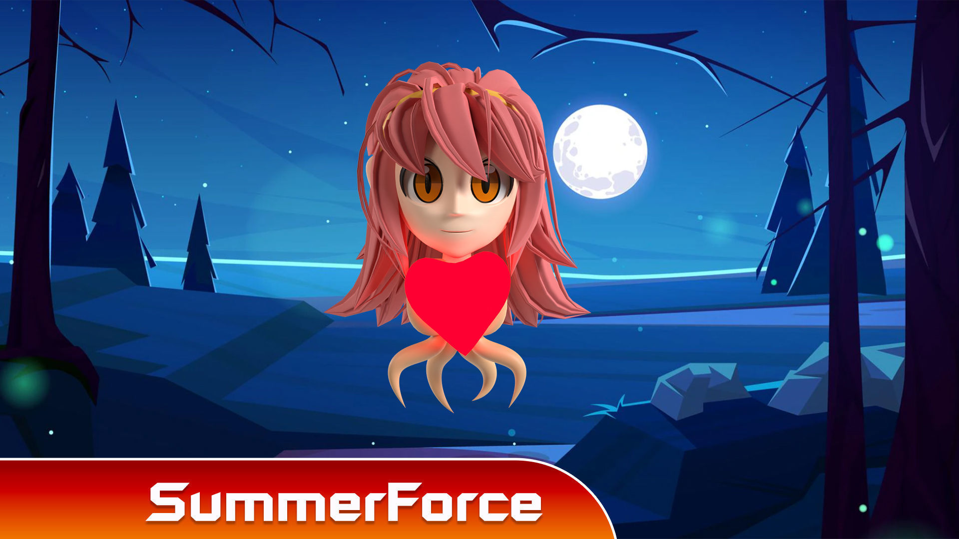 Krasue - 13 Thai Ghost 3D model rigged | CGTrader