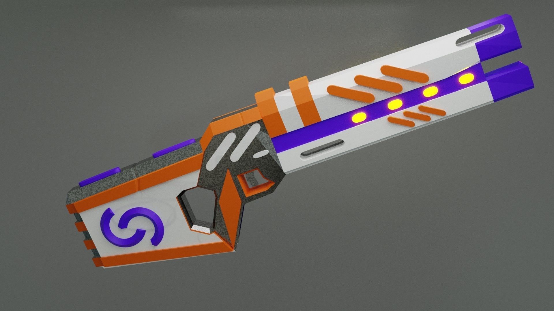 sci fi blaster free VR / AR / low-poly 3D model | CGTrader