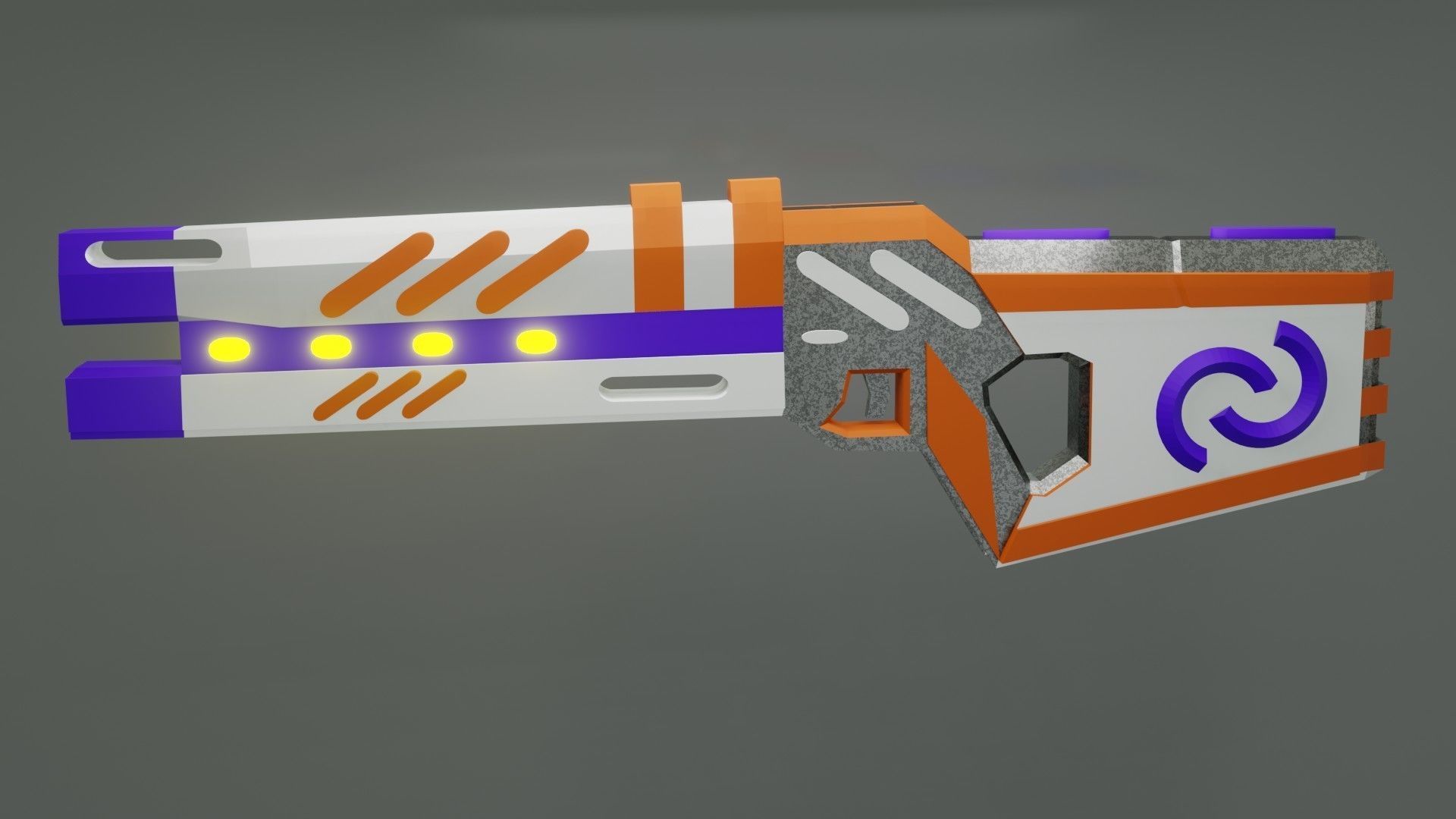 sci fi blaster free VR / AR / low-poly 3D model | CGTrader