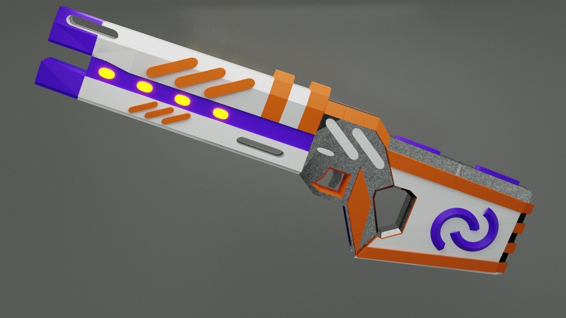 sci fi blaster free VR / AR / low-poly 3D model | CGTrader