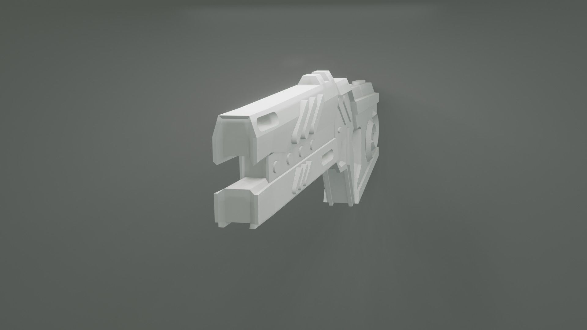 sci fi blaster free VR / AR / low-poly 3D model | CGTrader