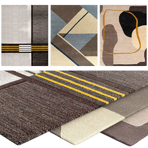 Queens rug 3D model | CGTrader