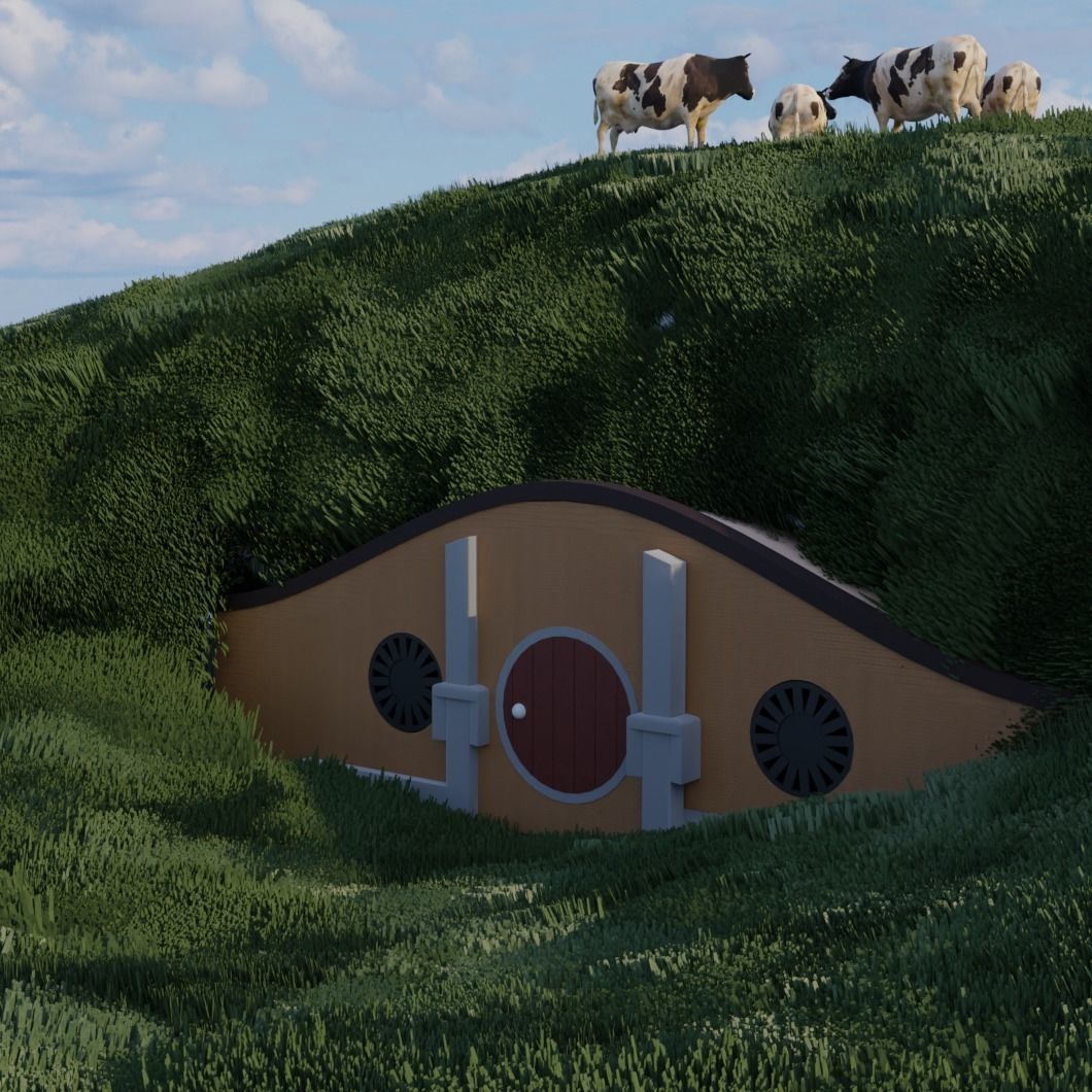 3D model Hobbit House VR / AR / low-poly | CGTrader