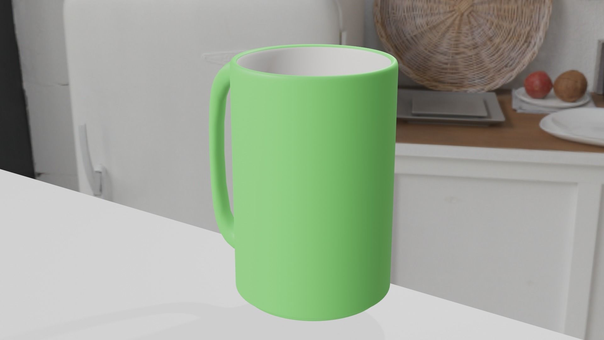 Mug With Blender Logo 3D model | CGTrader
