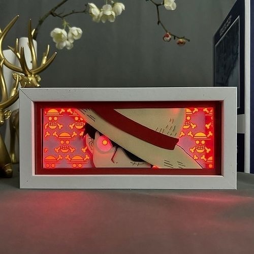 One Piece Luffy Light Box 3D model | CGTrader