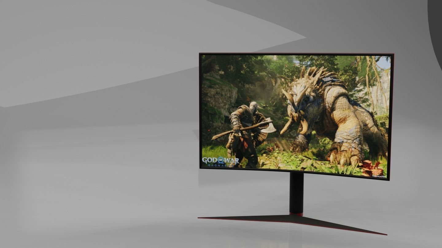 3D model Gaming Monitor 3D Asset VR / AR / low-poly | CGTrader