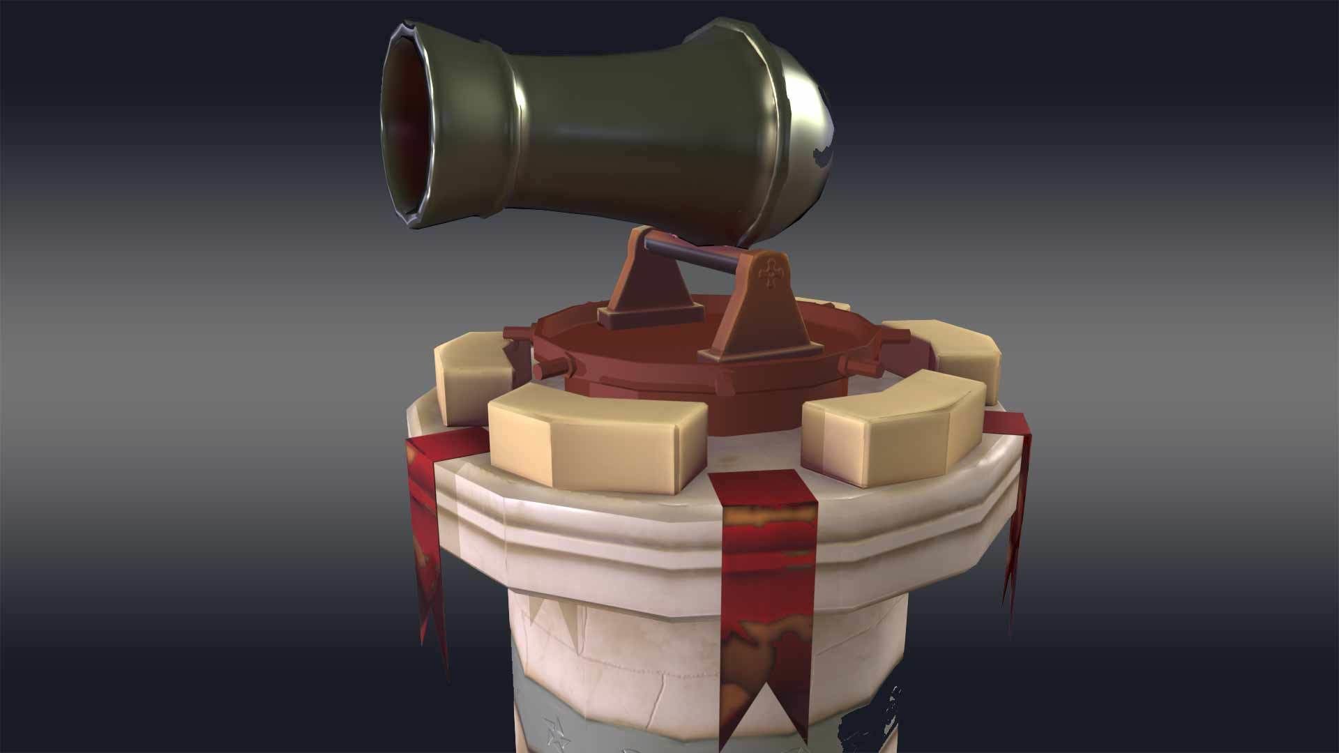 Cannon Tower 3D model | CGTrader