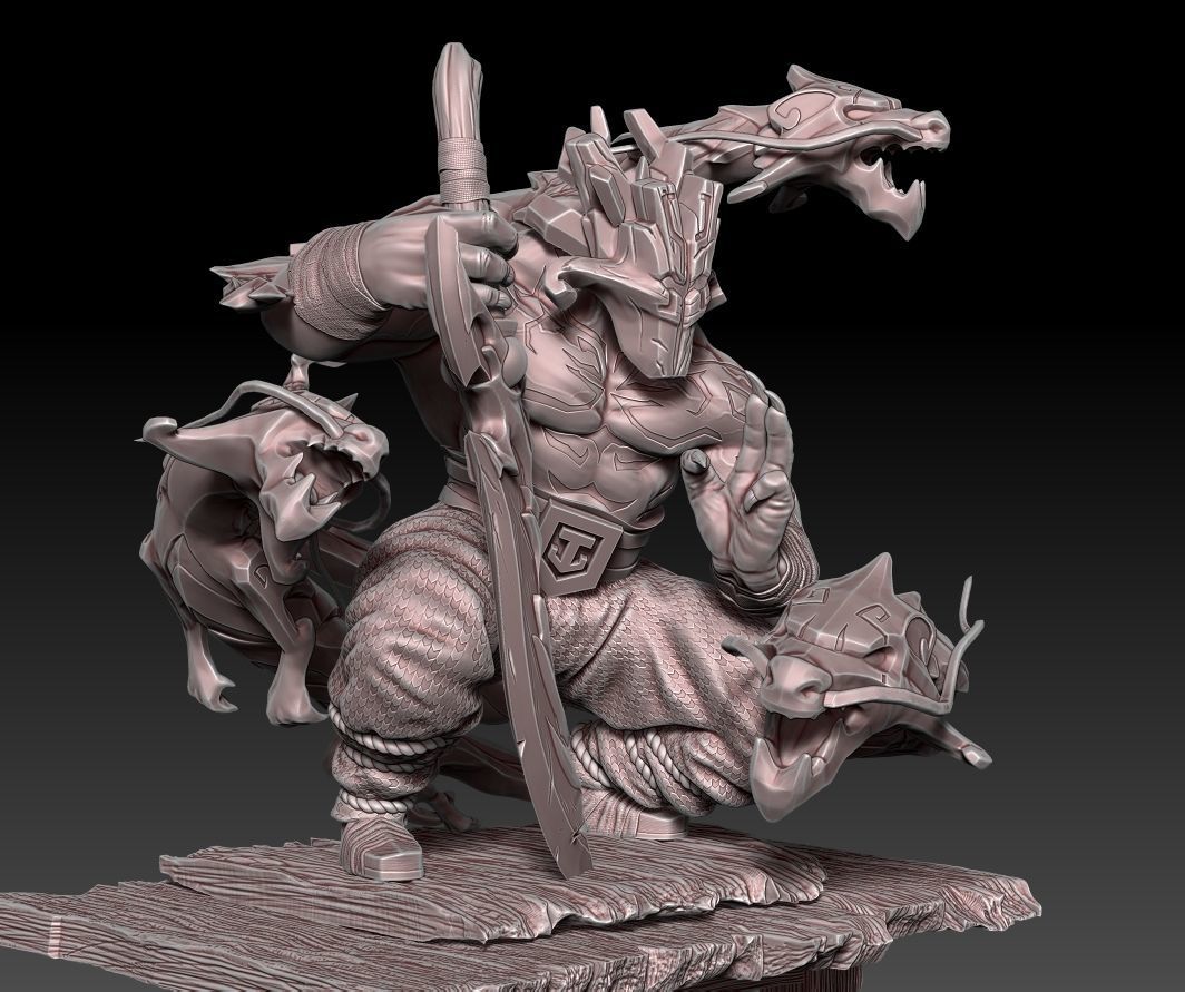 Juggernaut Arcane Dota 2 3D model 3D printable | CGTrader