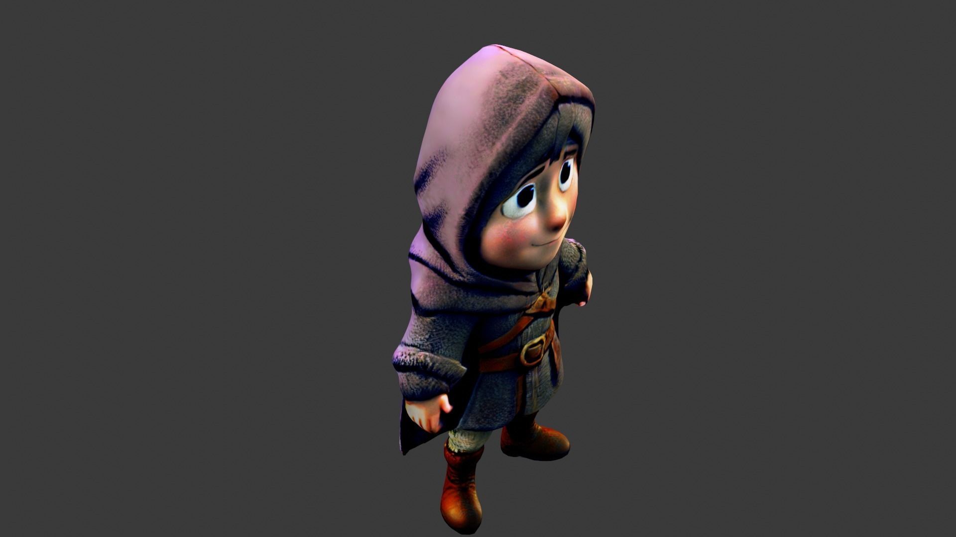 3D model Medieval Thief Boy VR / AR / low-poly | CGTrader
