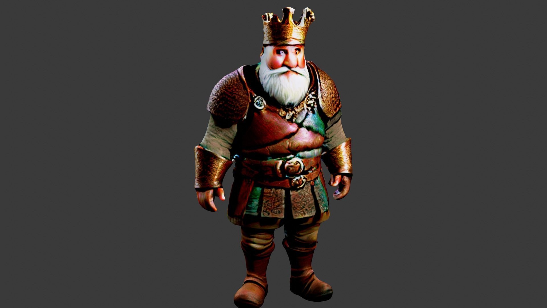 3D model Blind King VR / AR / low-poly | CGTrader