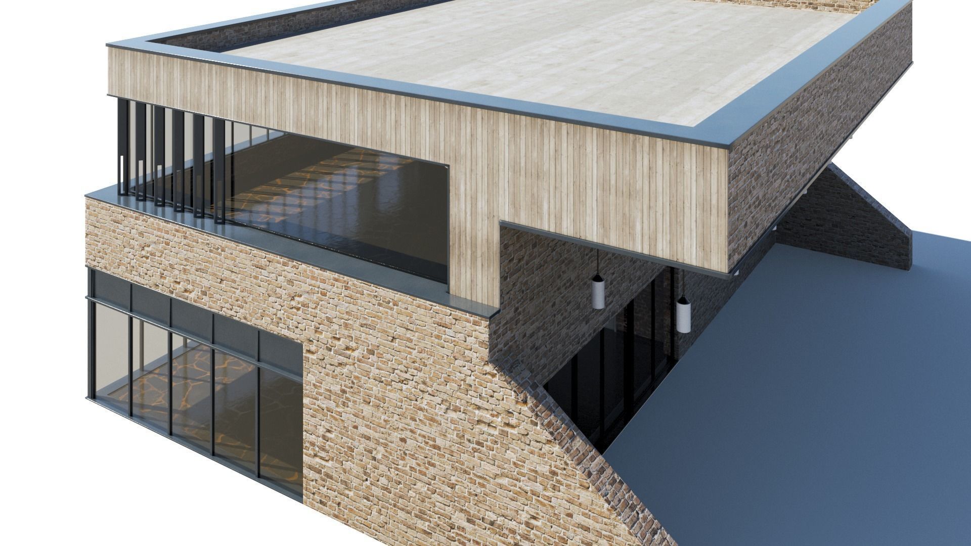 Restaurant Building 3D model | CGTrader