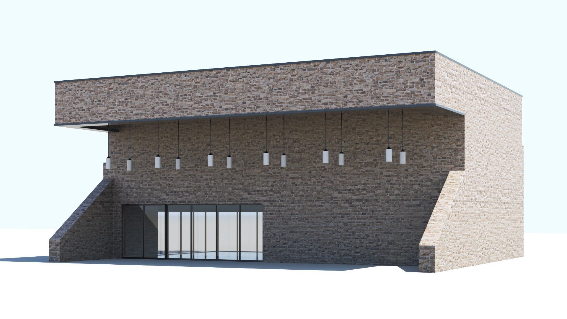 Restaurant Building 3D model | CGTrader